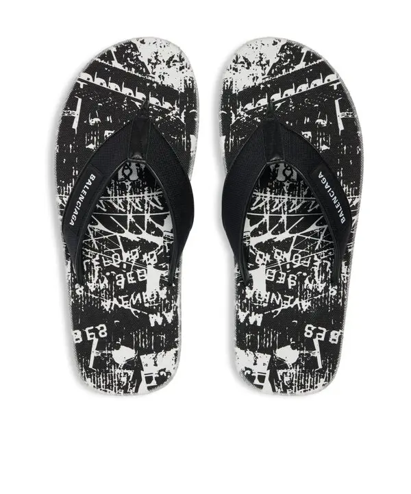 Balenciaga Sunset Thong Flat Sandals