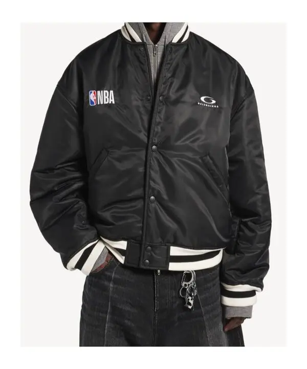 Balenciaga Nba Logo Bomber Jacket