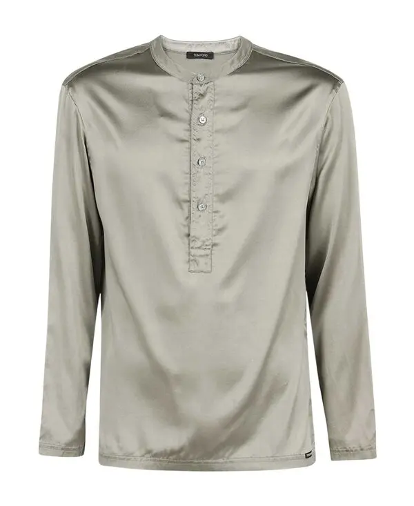 TOM FORD Long-sleeved Shirt And Pajamas - Gray