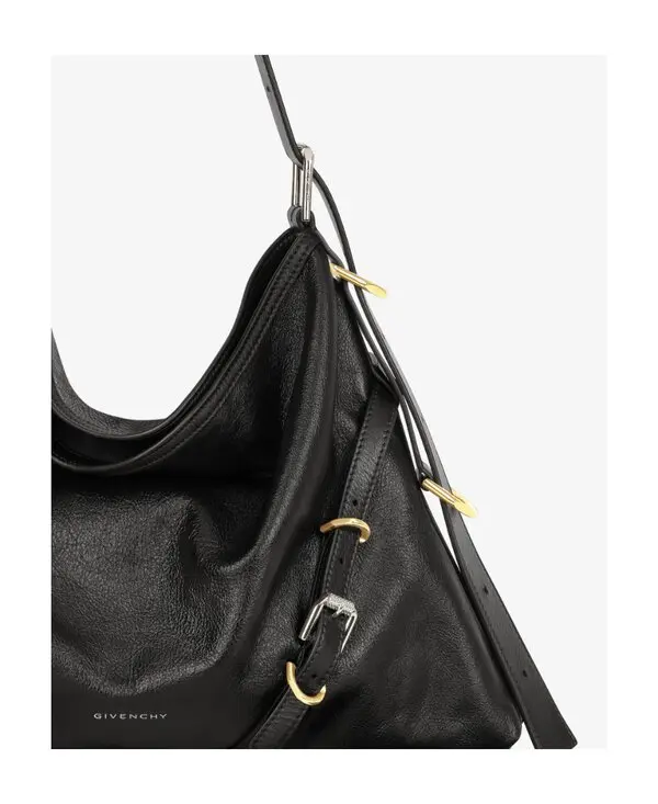 Givenchy Voyou Medium Shoulder Bag - Black
