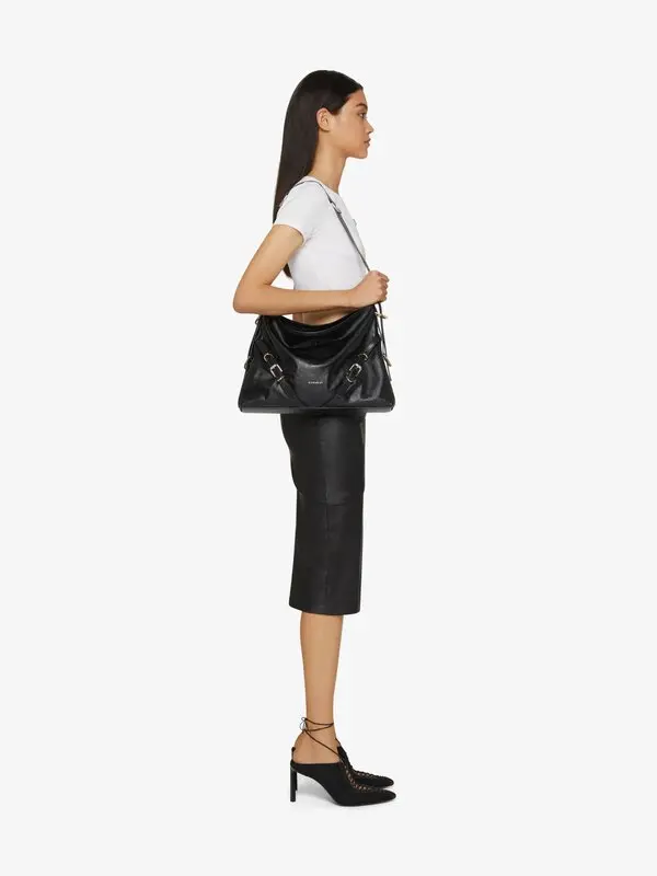 Givenchy Voyou Medium Shoulder Bag - Black