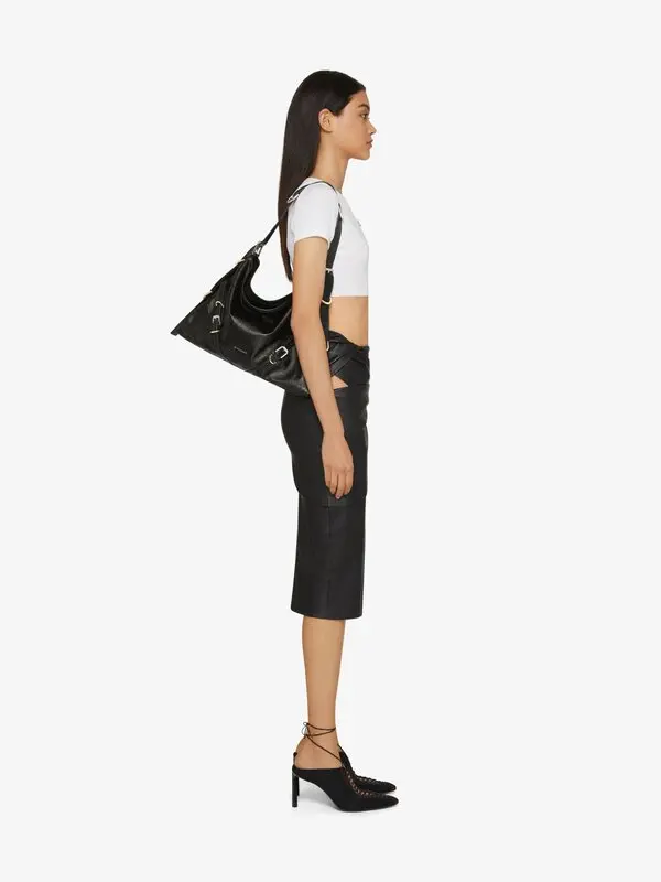 Givenchy Voyou Medium Shoulder Bag - Black