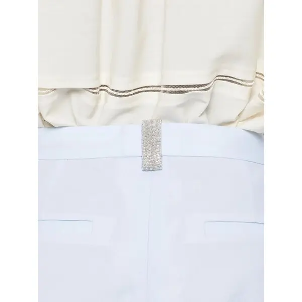 Fabiana Filippi Textured Trousers