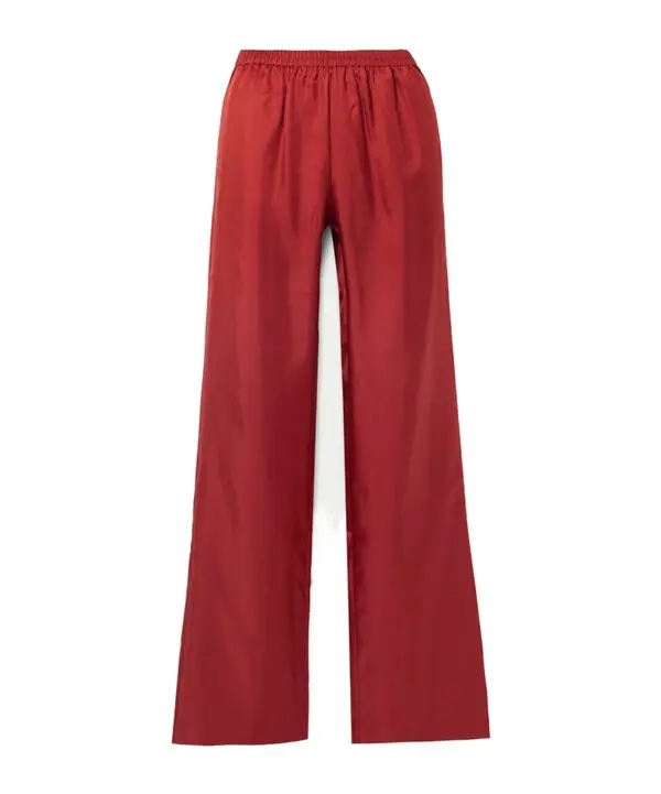 Loulou De Saison Alera Wide-leg Casual Pants - Red