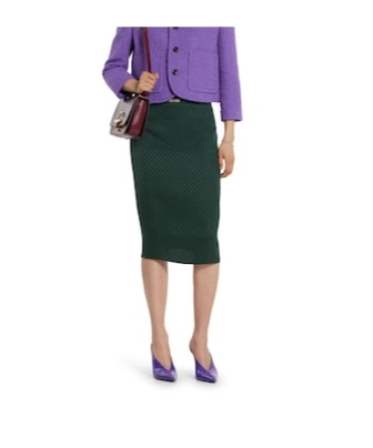 Gucci Interlocking G Jacquard Skirt