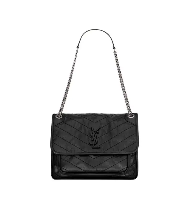 Saint Laurent Niki Medium Shoulder Bag - Black