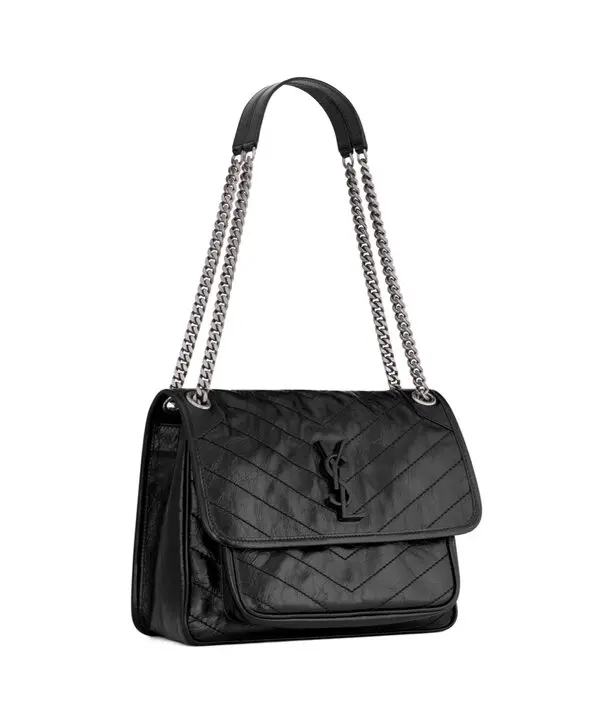 Saint Laurent Niki Medium Shoulder Bag - Black