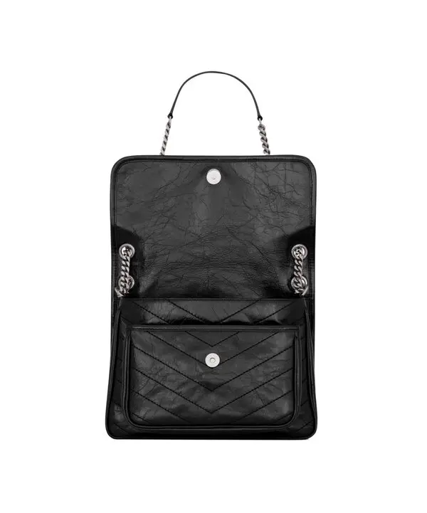 Saint Laurent Niki Medium Shoulder Bag - Black