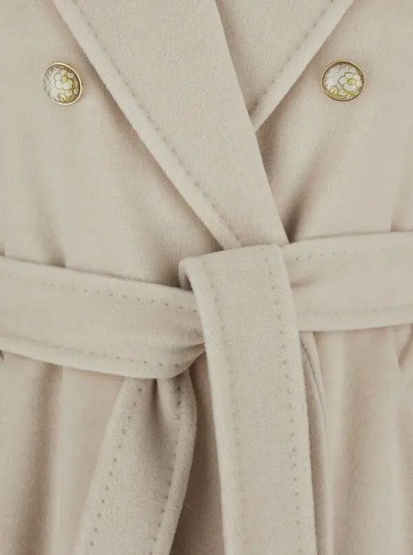 Max Mara Ticino Double-breasted Belted Coat