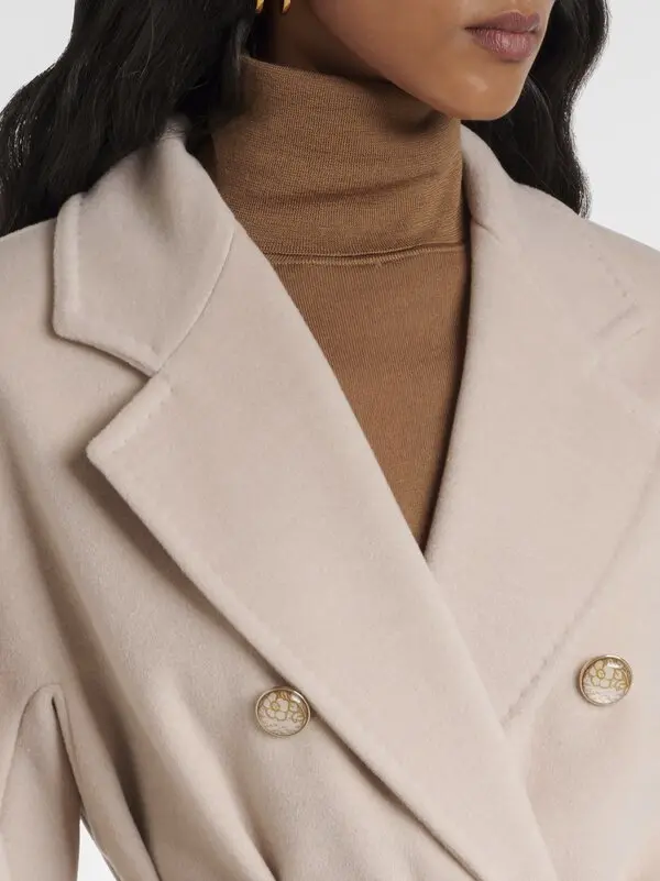 Max Mara Ticino Double-breasted Belted Coat