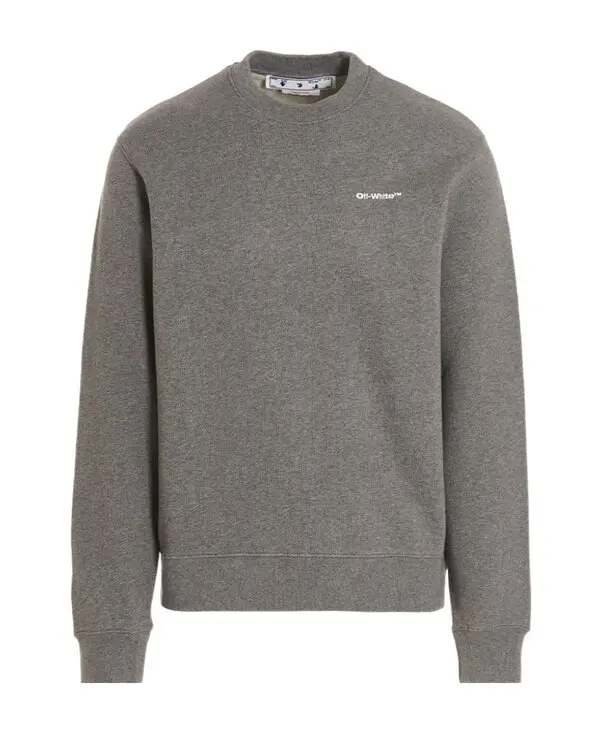 Off-White Diag Outline Logo-print Sweatshirt