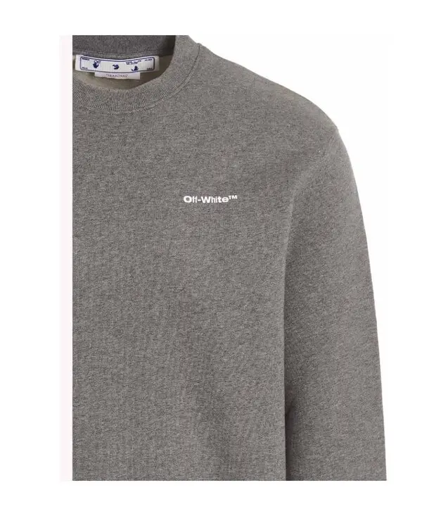 Off-White Diag Outline Logo-print Sweatshirt