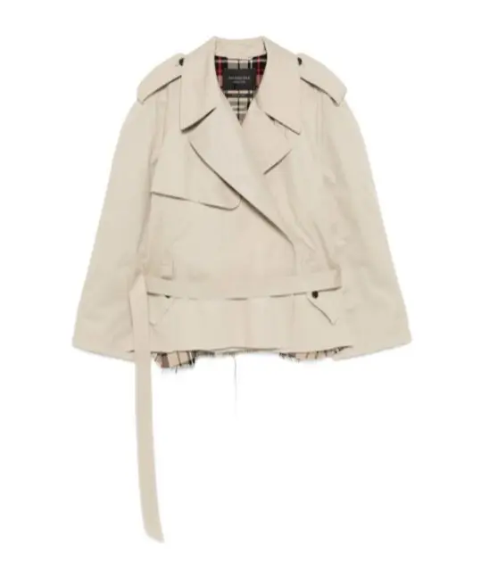 Balenciaga Belted Button-up Trench Coat - Nude