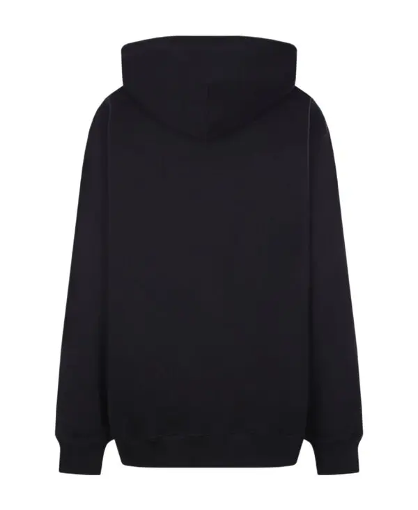 MSGM Graphic Print Cotton Hoodie