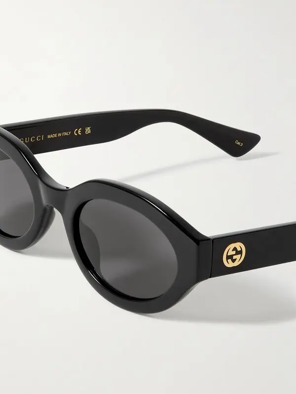 Gucci Oval Frame Sunglasses