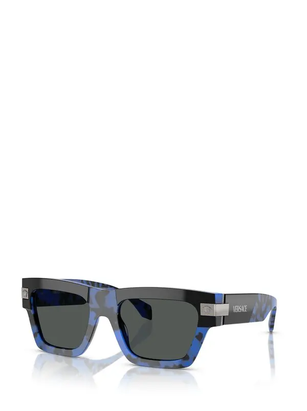 Versace Rectangle-frame Sunglasses - Black