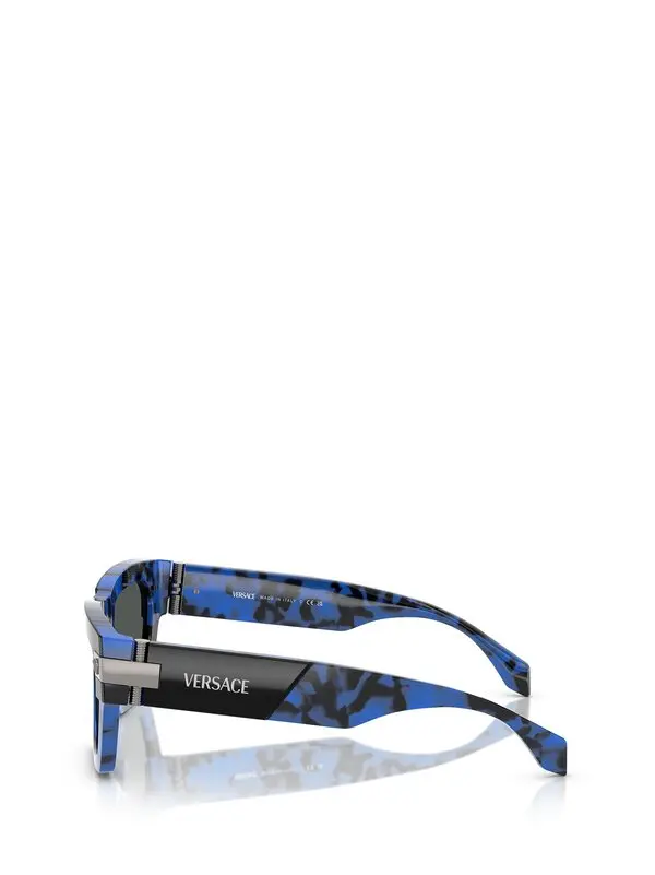 Versace Rectangle-frame Sunglasses - Black