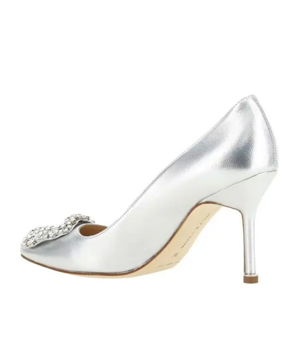 Manolo Blahnik Embellished Pointed High Heels