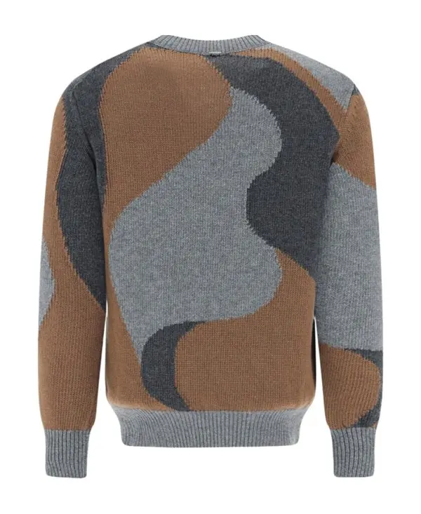 Herno Abstract Pattern Crewneck Jumper
