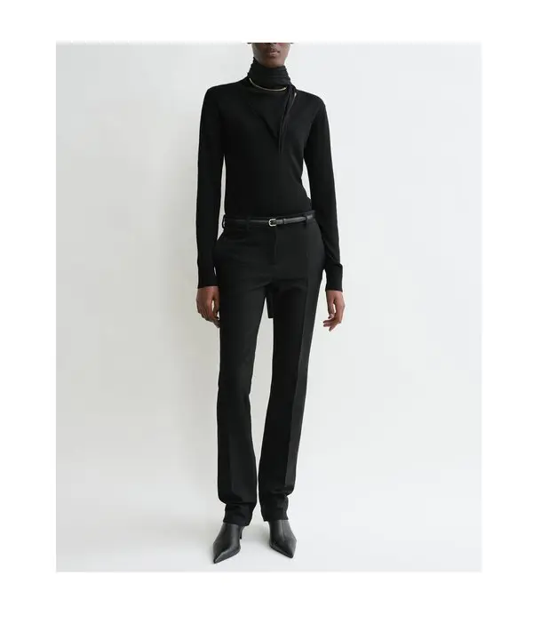 TOTEME Low Rise Slim Cut Trousers