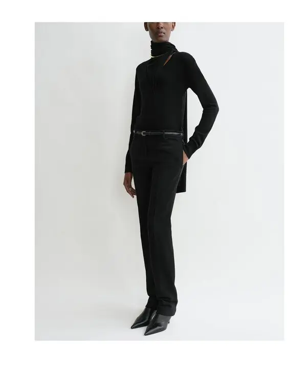 TOTEME Low Rise Slim Cut Trousers