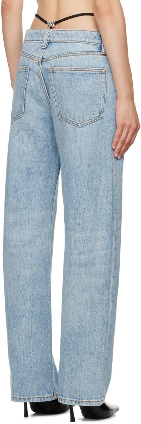 Alexander Wang Mid-rise Straight Leg Jeans
