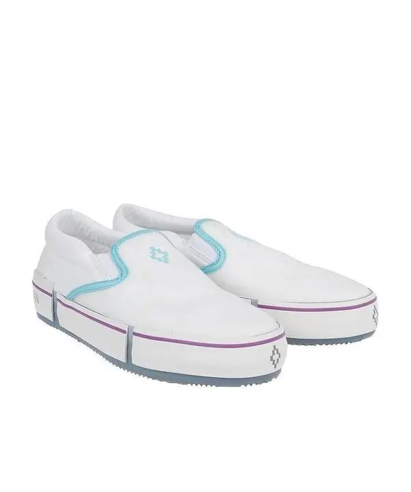 MARCELO BURLON COUNTY OF MILAN Logo Printed Slip-on Sneakers