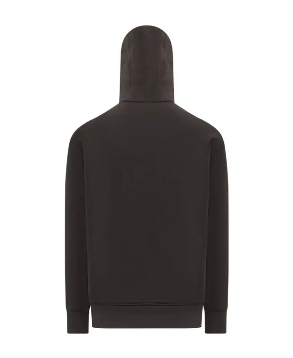 Emporio Armani Logo-embroidered Cotton Hoodie