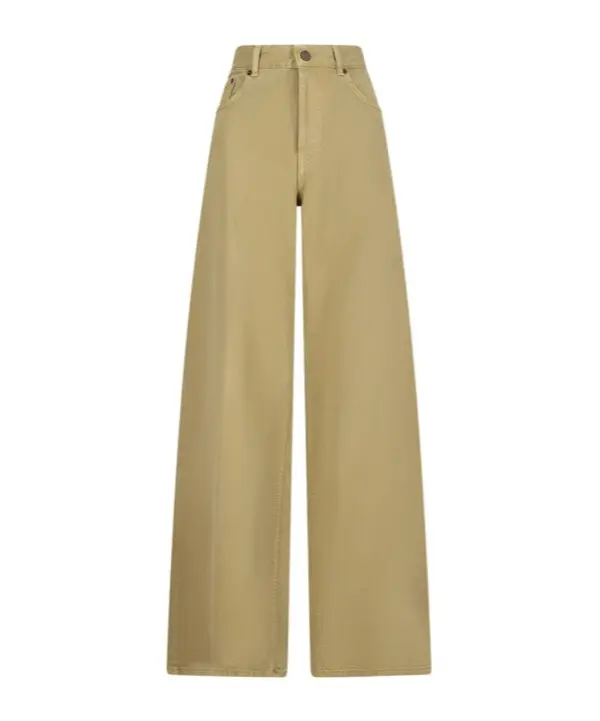 HAIKURE Wide-legged Jeans - Nude