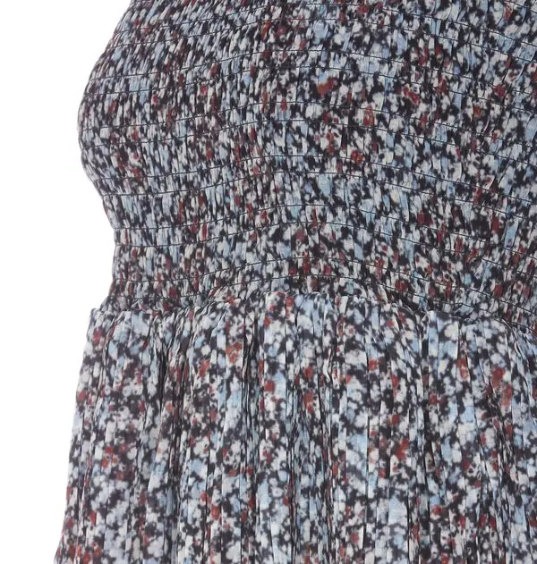 GANNI Patterned Layered Dress