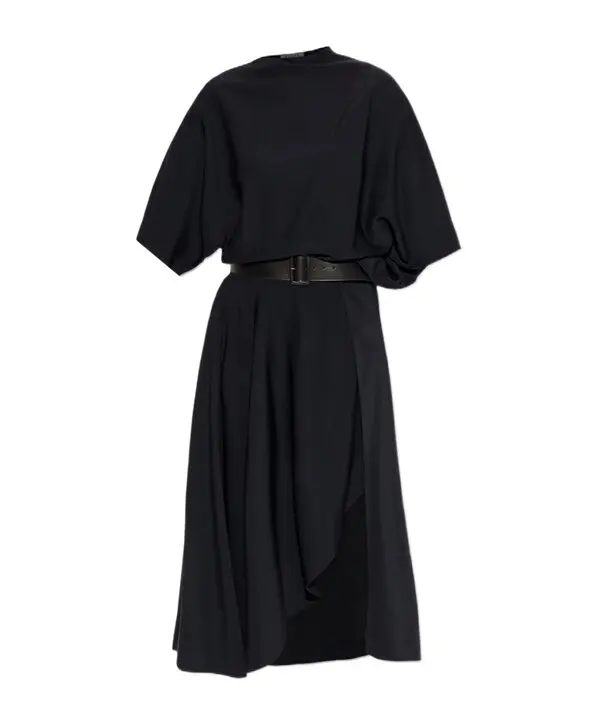 Alaïa Pendant Dress With Buckled Belt