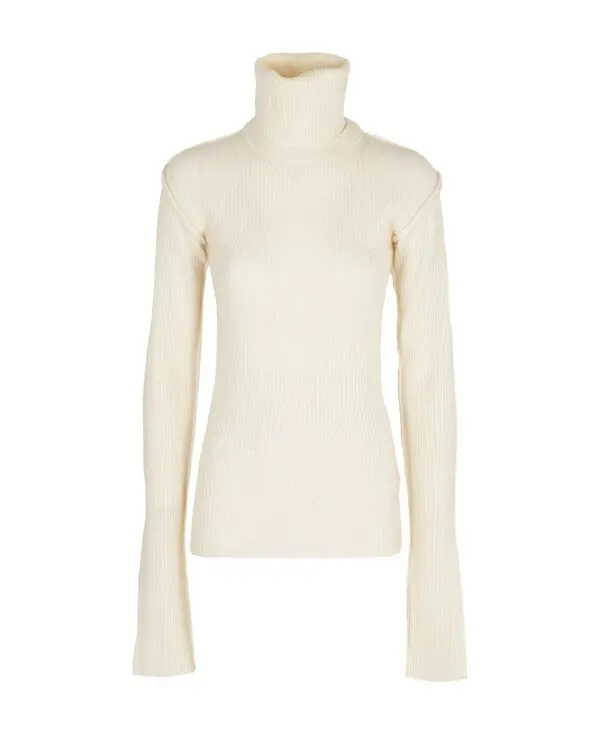 Sportmax Ribbed High-neck Jumper