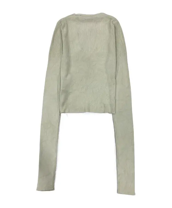 VIVIENNE WESTWOOD V-neck Cropped Fine Knit Sweater - No