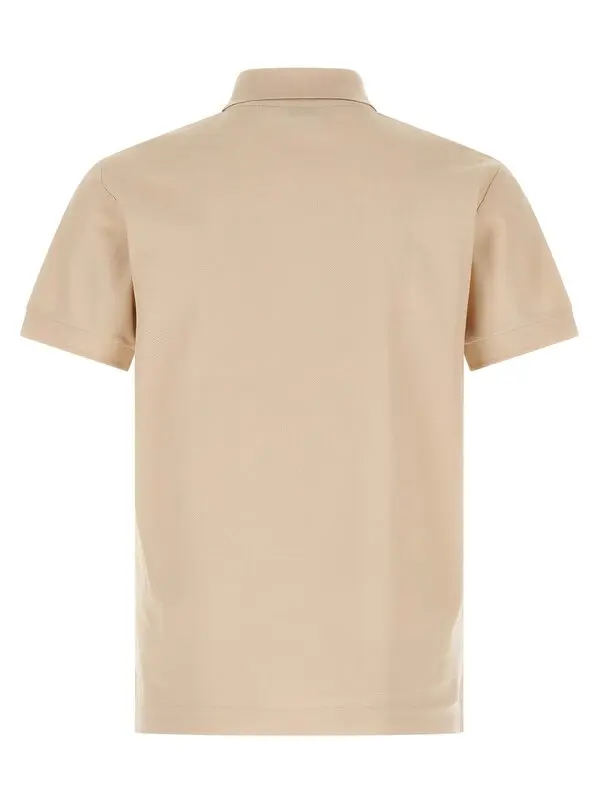 Burberry Logo Embroidered Short Sleeved Polo Shirt