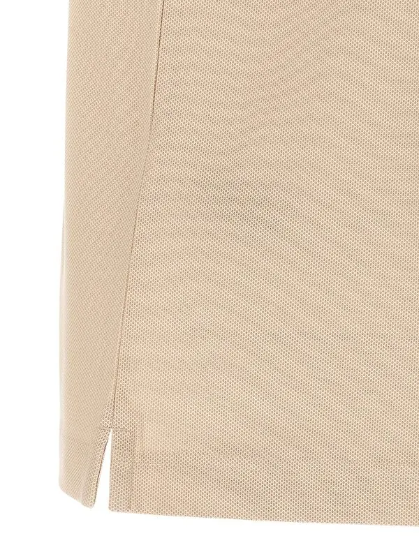 Burberry Logo Embroidered Short Sleeved Polo Shirt