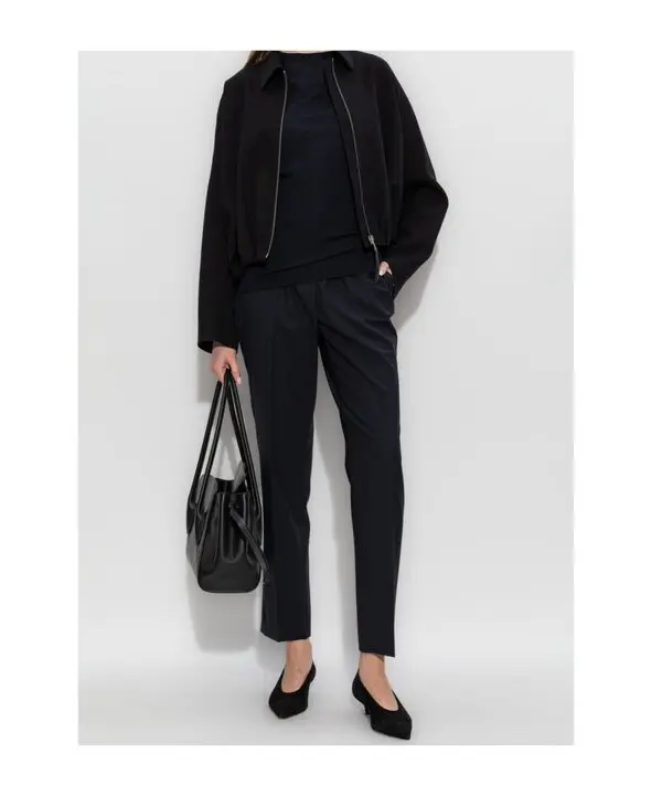 Fabiana Filippi Pleated Slim-fit Trousers