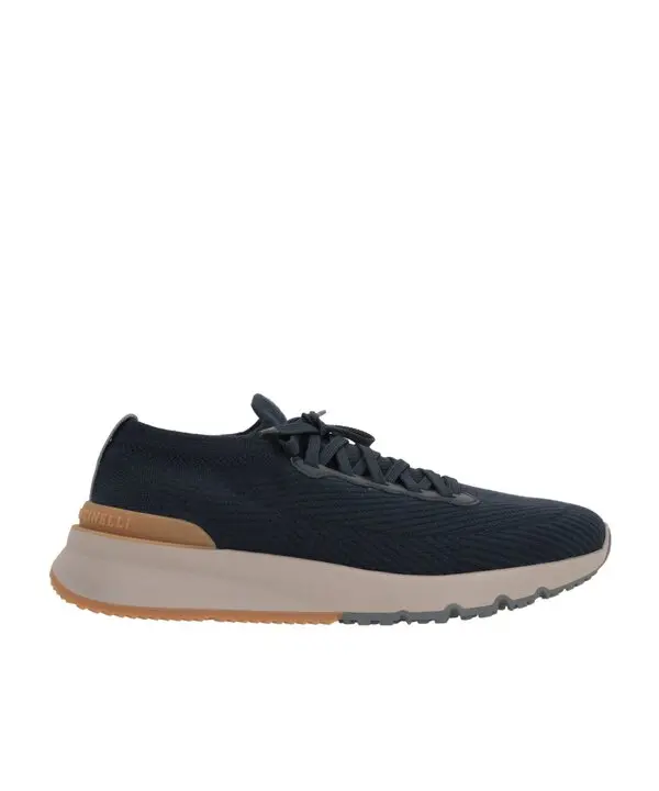 Brunello Cucinelli Knitted Sock Sneakers - Black