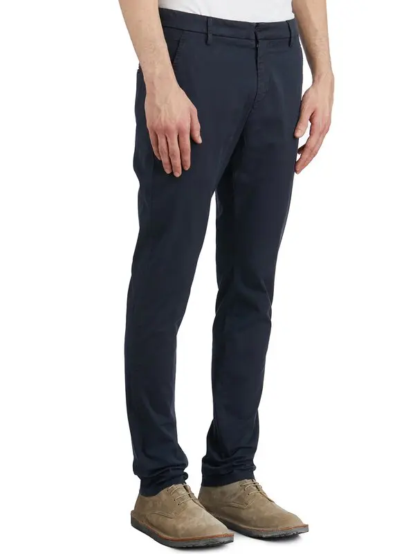 DONDUP Belt Loop Casual Trousers - Black