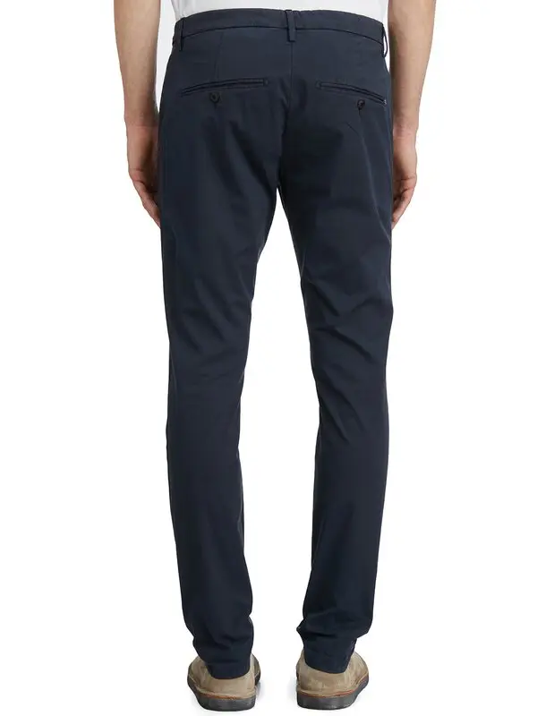 DONDUP Belt Loop Casual Trousers - Black