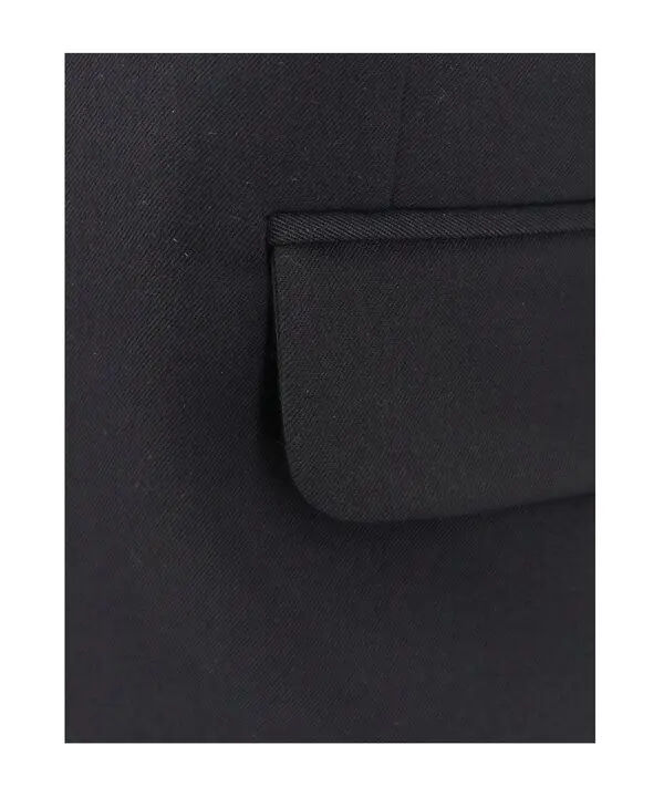 MAISON MARGIELA Collarless Blazer - Black