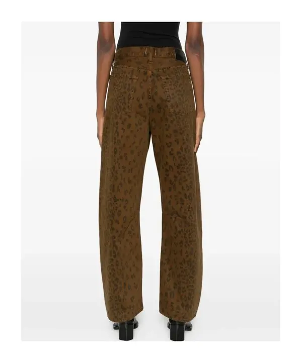 Citizens Of Humanity Miro Cheetah Print Jeans - Brown