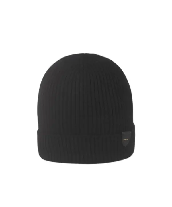 COACH Ribbed Beanie - Black