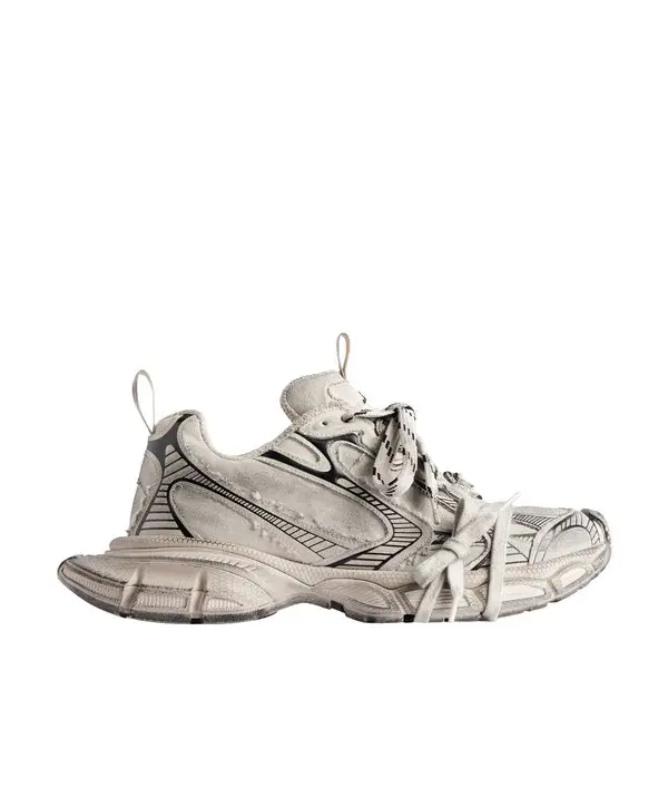Balenciaga 3xl Worn-out Effect Sneakers - Beige