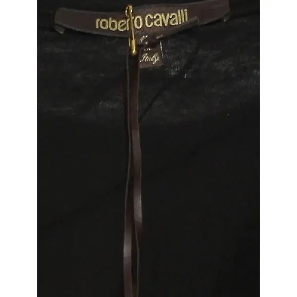 Roberto Cavalli T-shirt With Round Neck And Long Sleeves