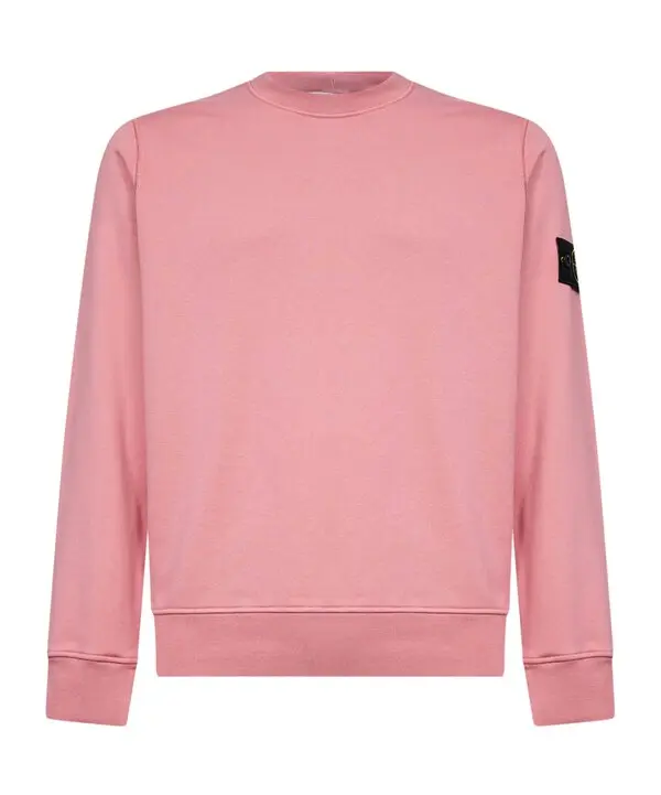 Stone Island Logo Patch Crew Neck Sweatshirt - No