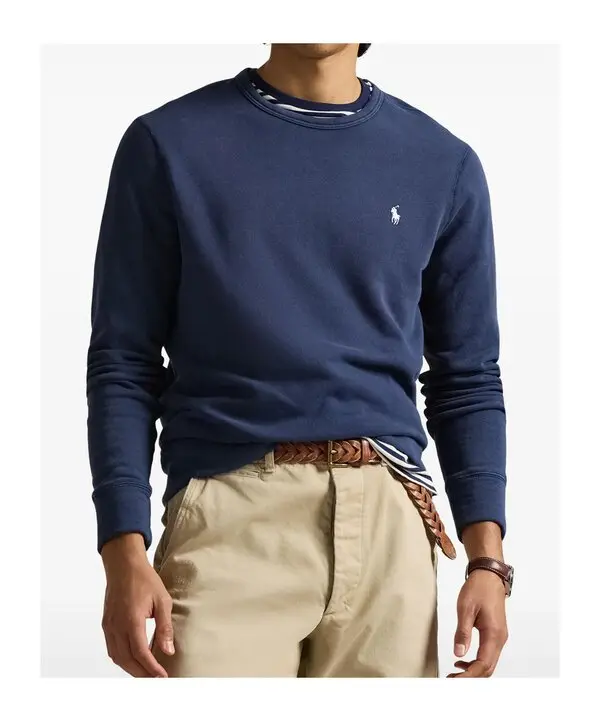 Polo Ralph Lauren Embroidered Logo Crewneck Sweatshirt - Navy