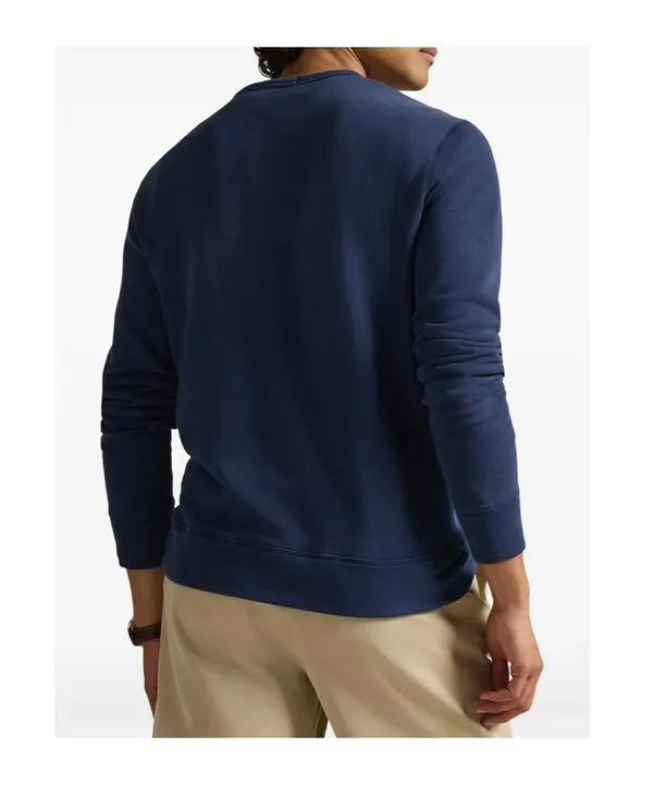 Polo Ralph Lauren Embroidered Logo Crewneck Sweatshirt - Navy
