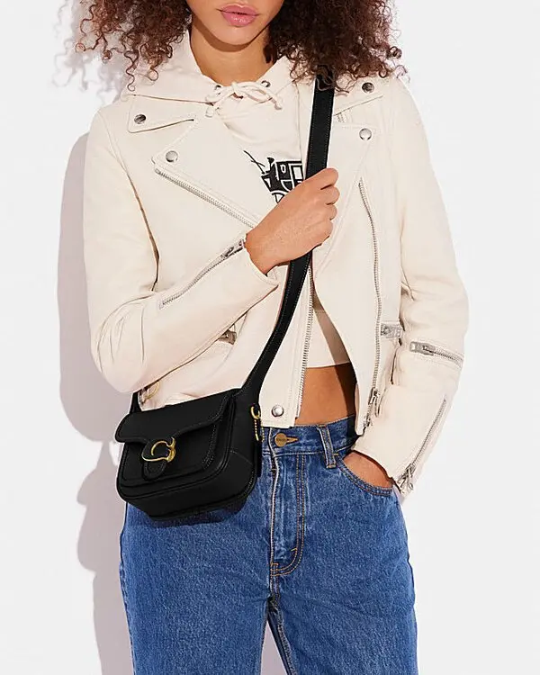 COACH Tabby Messenger 19 Crossbody Bag - Black