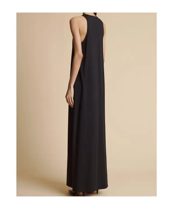 Khaite Vernetta Sleeveless Maxi Dress