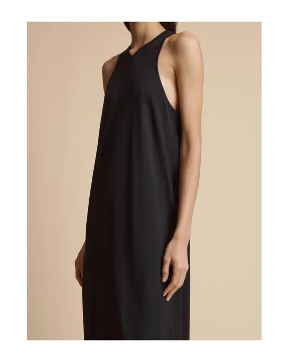 Khaite Vernetta Sleeveless Maxi Dress